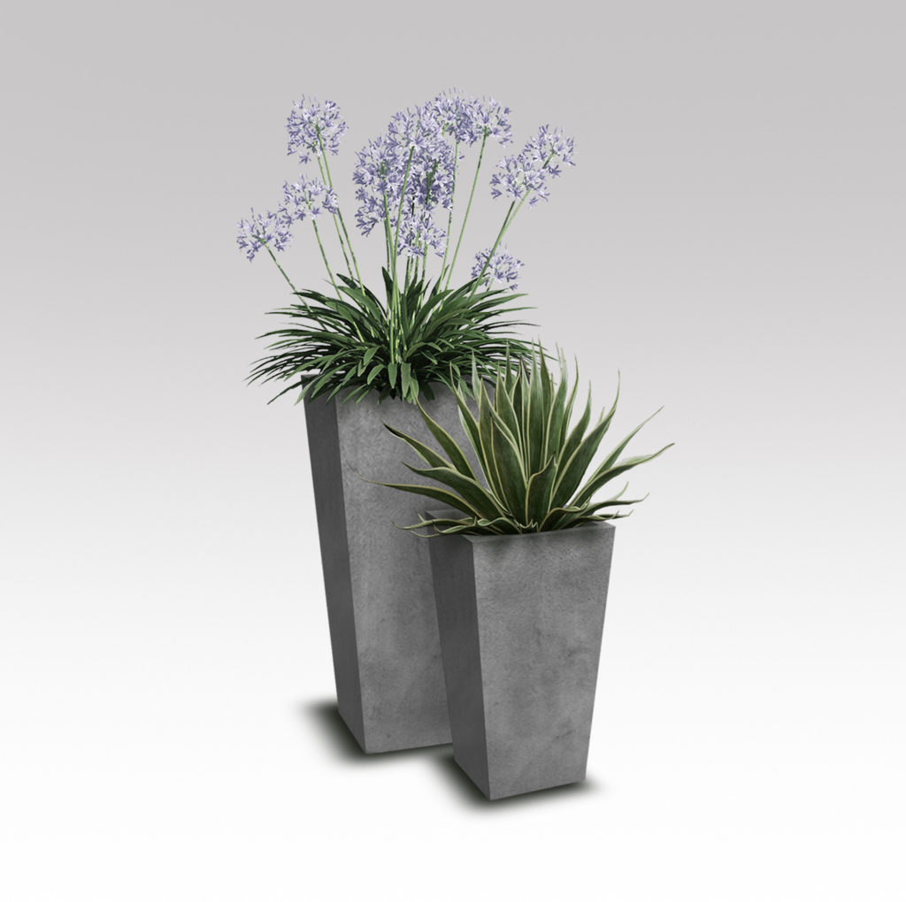 Stone Grey Trough Planters | Caragh Nurseries