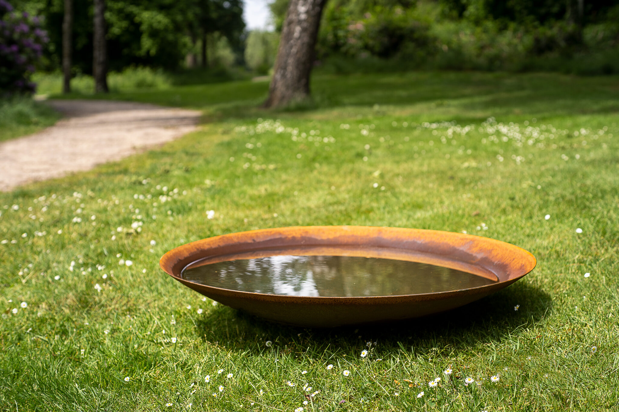 Corten Steel Water Bowl – Caragh Nurseries