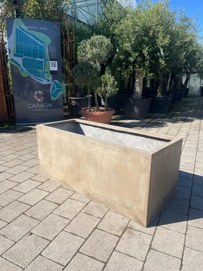 Maya Cream Trough Planters – Caragh Nurseries